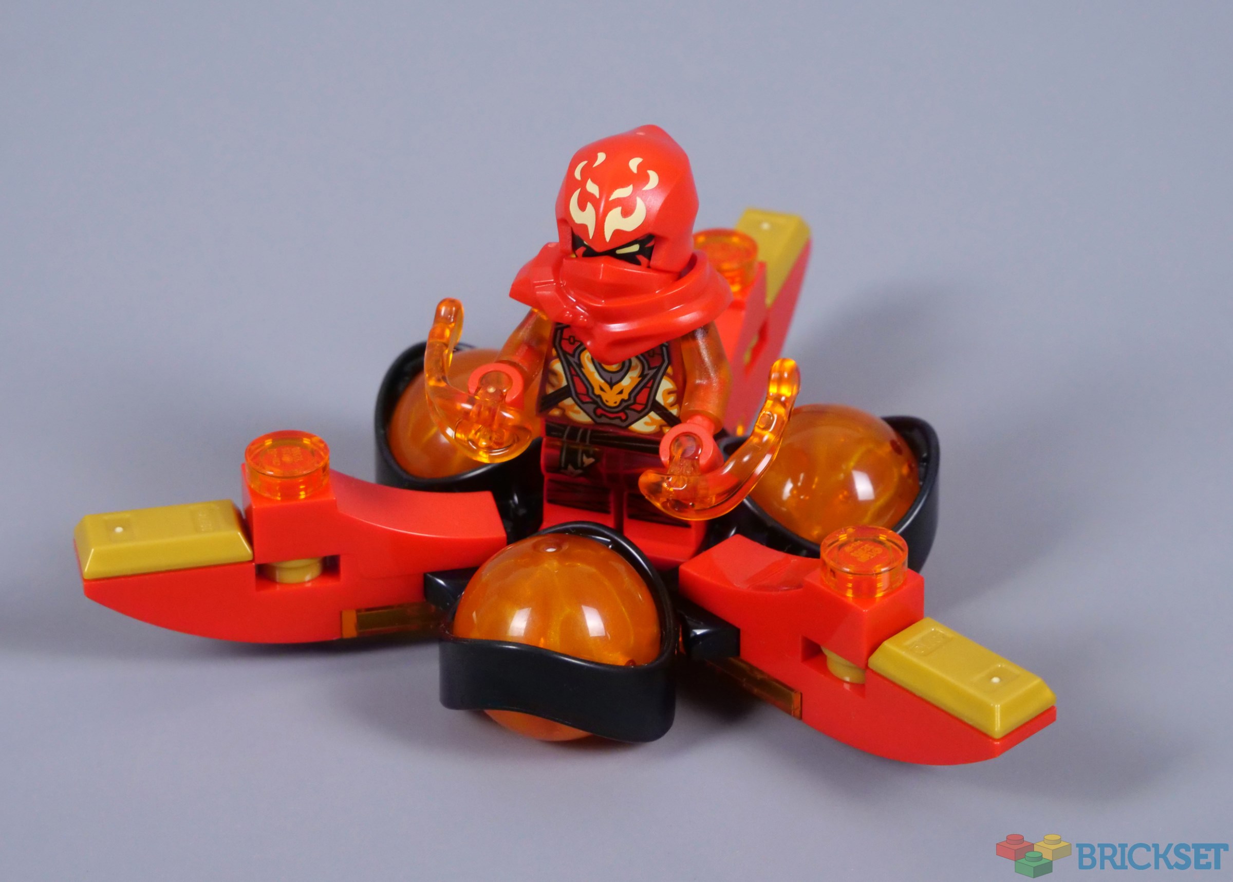 LEGO Ninjago Kai, Nya and Lloyd's Dragon Power Spinjitzu Flip, Drift and Spin! review | Brickset